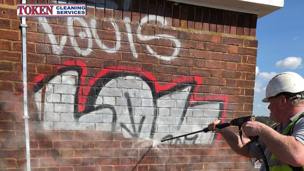 Graffiti Removal Service: Erasing Vandalism, Restoring Beauty | Token Cleaning Services